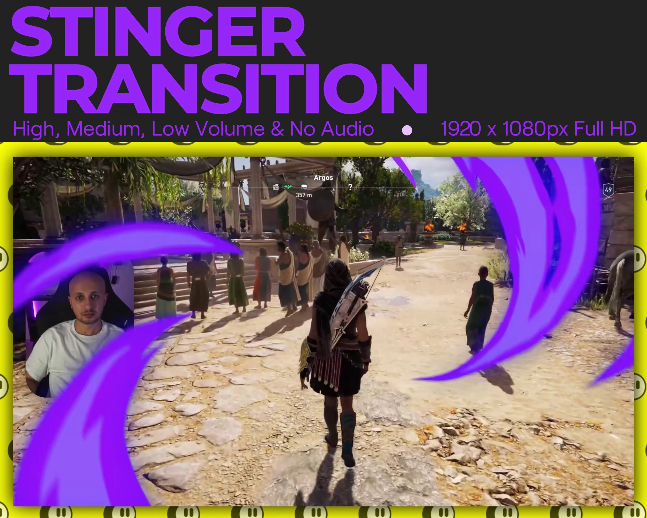 Whirlwind Stinger Transition Animated Twitch Overlays Twitch - Etsy