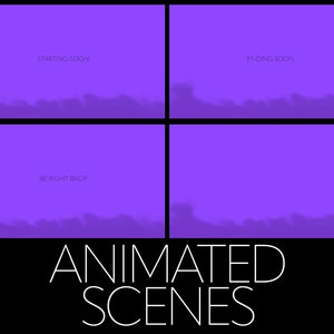 Smoke Animated Scenes, BRB, Be Right Back, Starting Ending Soon, Just ...