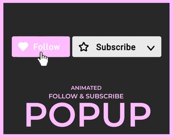 Animated Twitch Pop-up Package - Etsy
