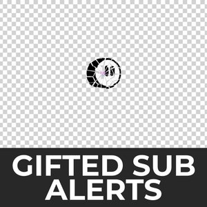 Custom Logo Gifted Sub Alerts for Twitch Streams, Bit Cheer Donation ...