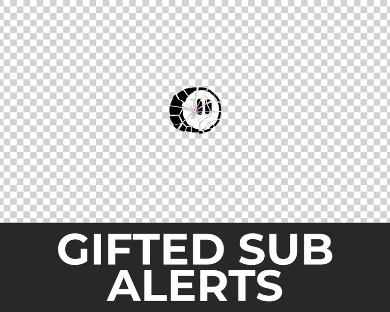 Custom Logo Gifted Sub Alerts for Twitch Streams, Bit Cheer Donation ...