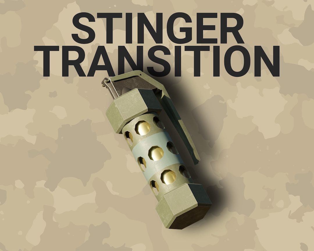 Flashbang Stinger Transition, Animated Twitch Overlays, Military FPS ...