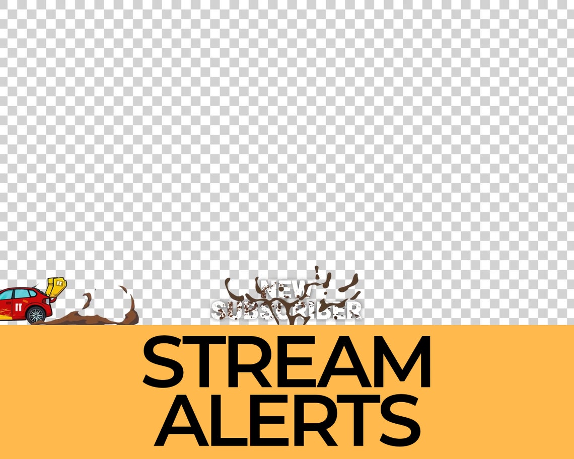 Rally Car Animated Alerts for Twitch Streams, Racing Vehicle Overlay ...
