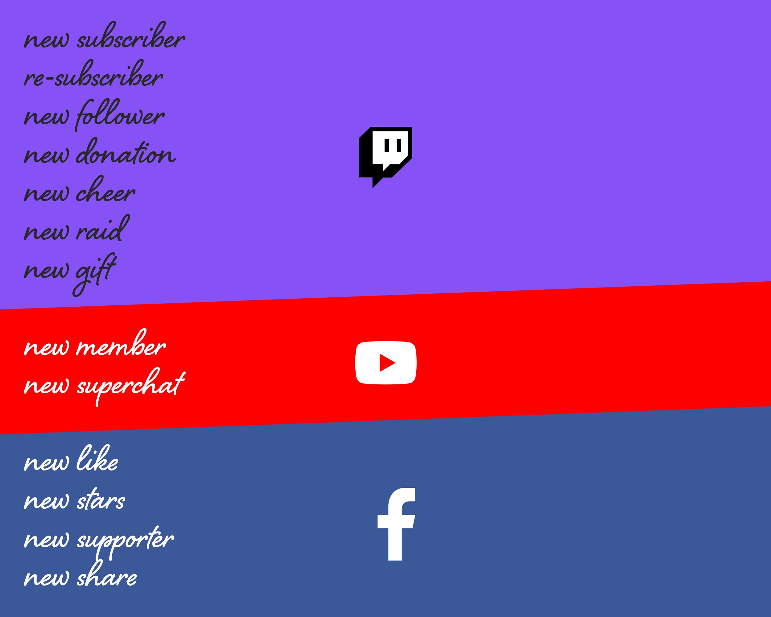 Animated Alerts for Twitch Streams, Cyberpunk Cute Neon Alert, Follower ...