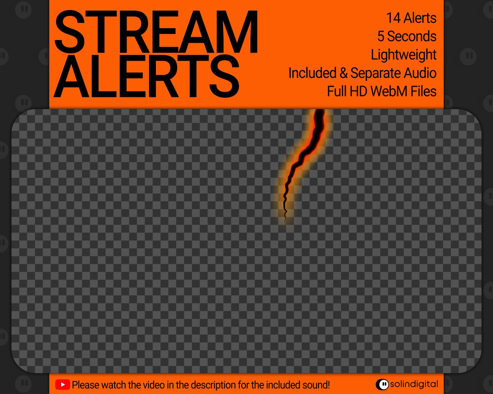 Lightning Strike Stream Alerts for Twitch, Electric Thunder Flash ...
