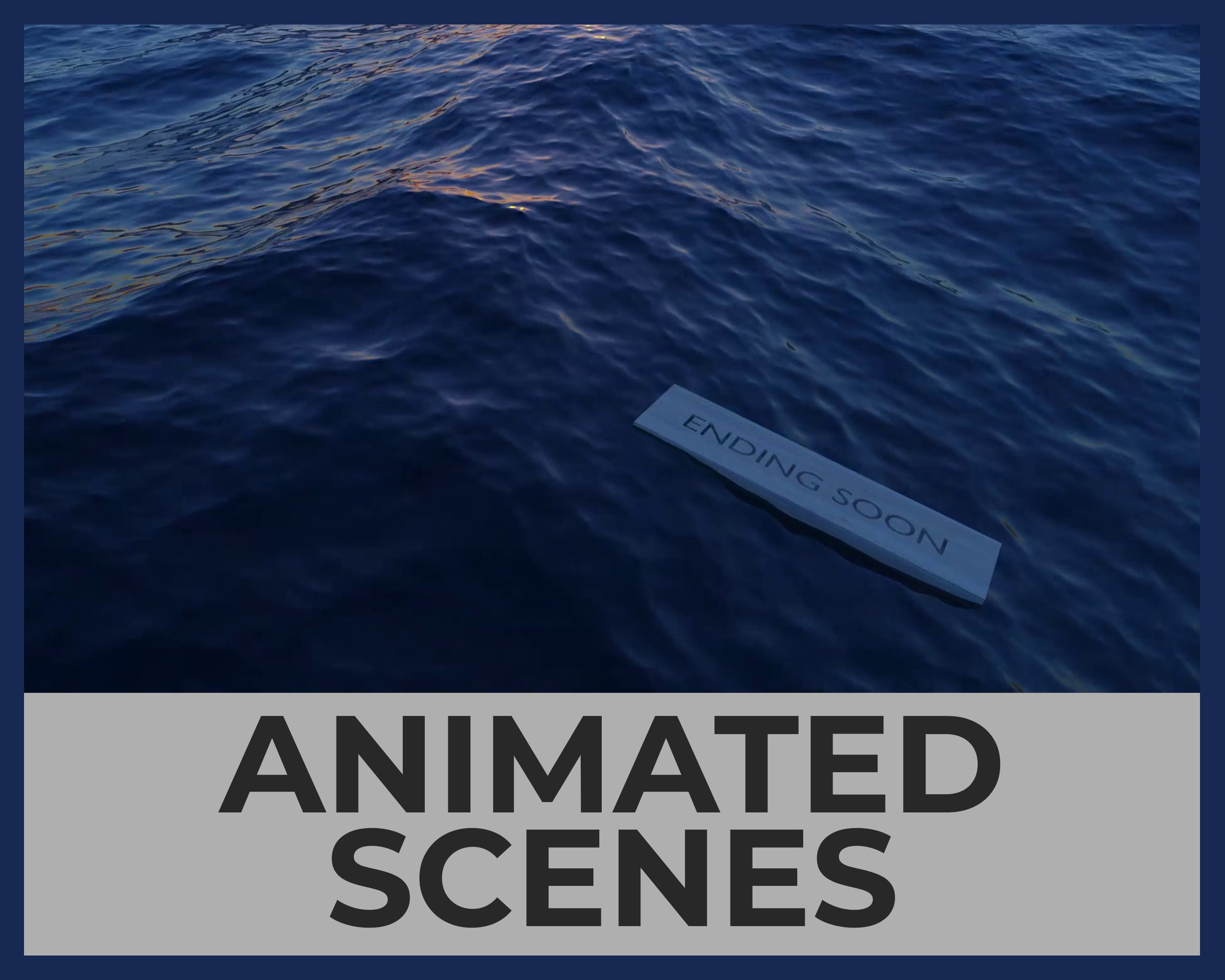 Ocean Animated Scenes, Be Right Back, BRB, Stream Starting and Ending ...