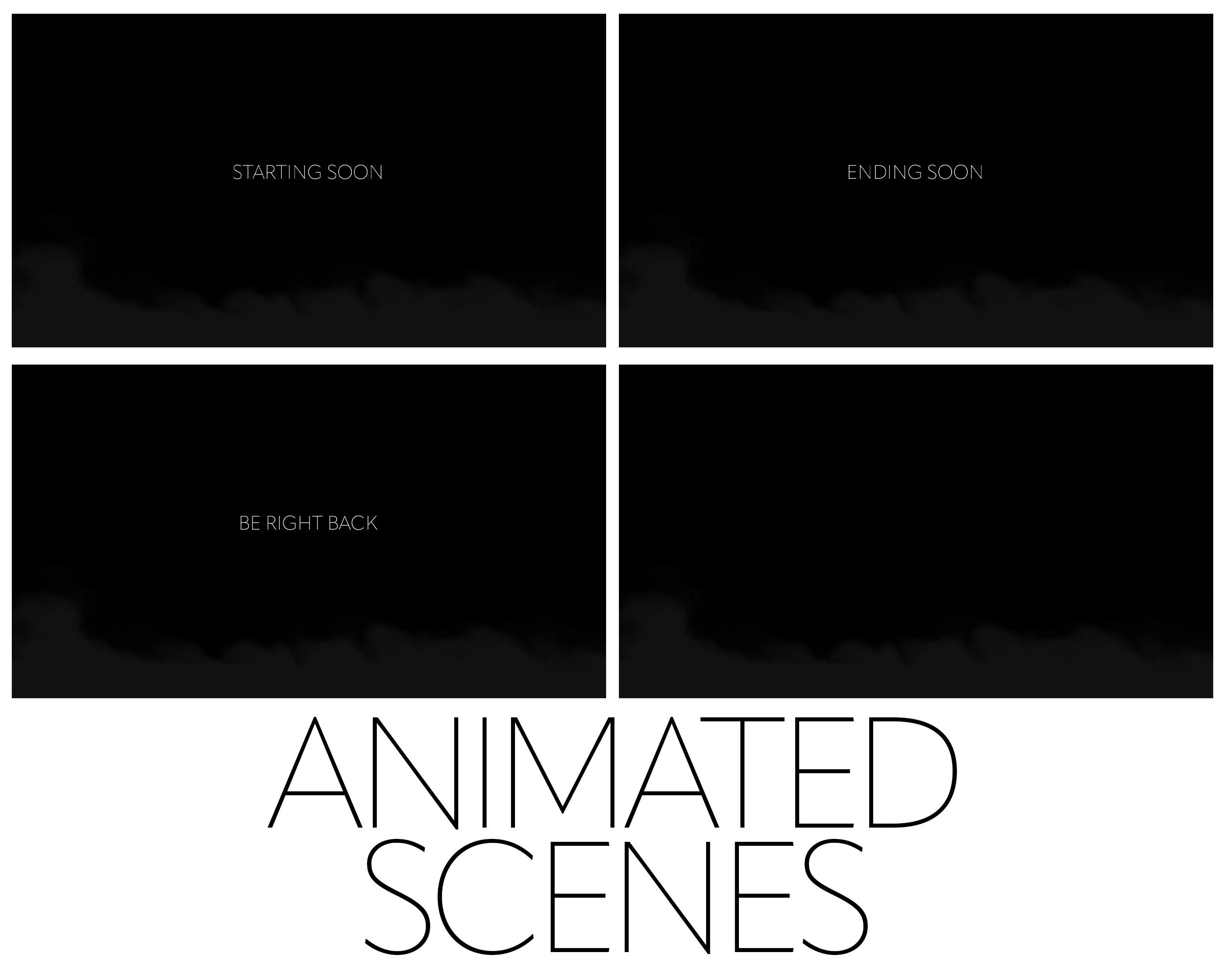 Smoke Animated Scenes BRB Be Right Back Starting Ending - Etsy