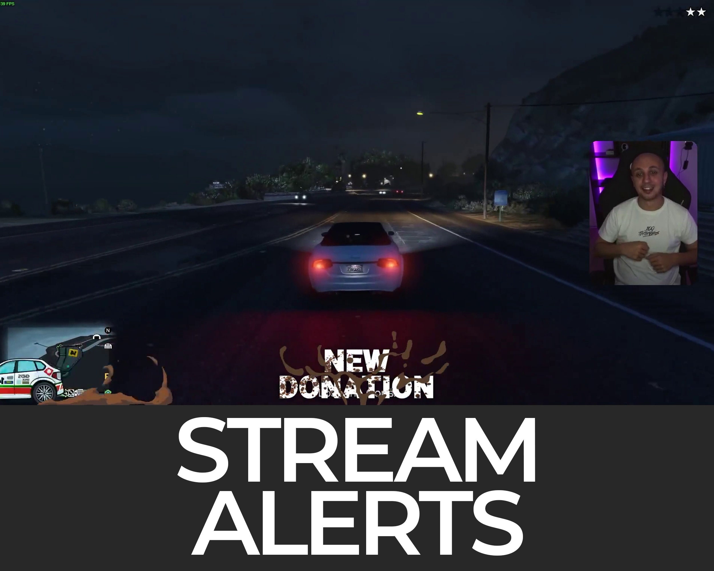 Rally Car Animated Alerts for Twitch Streams, Racing Vehicle Overlay ...