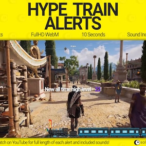 Locomotive Hype Train Alerts With Levels, Steam Train Twitch Alerts ...