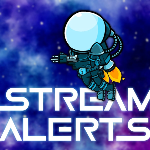 Astronaut Twitch Overlay - Etsy