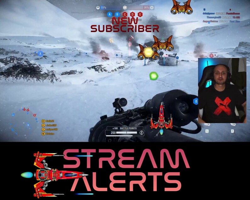 Space Shooter Animated Alerts for Twitch Streams Sci-fi Retro - Etsy