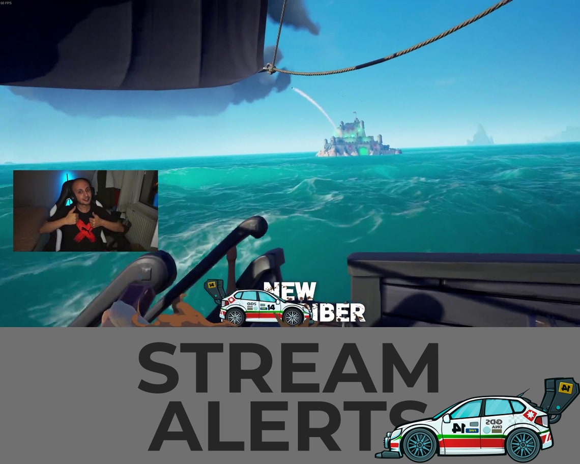 Rally Car Animated Alerts for Twitch Streams Racing Vehicle - Etsy
