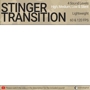 Flashbang Stinger Transition, Animated Twitch Overlays, Military FPS ...