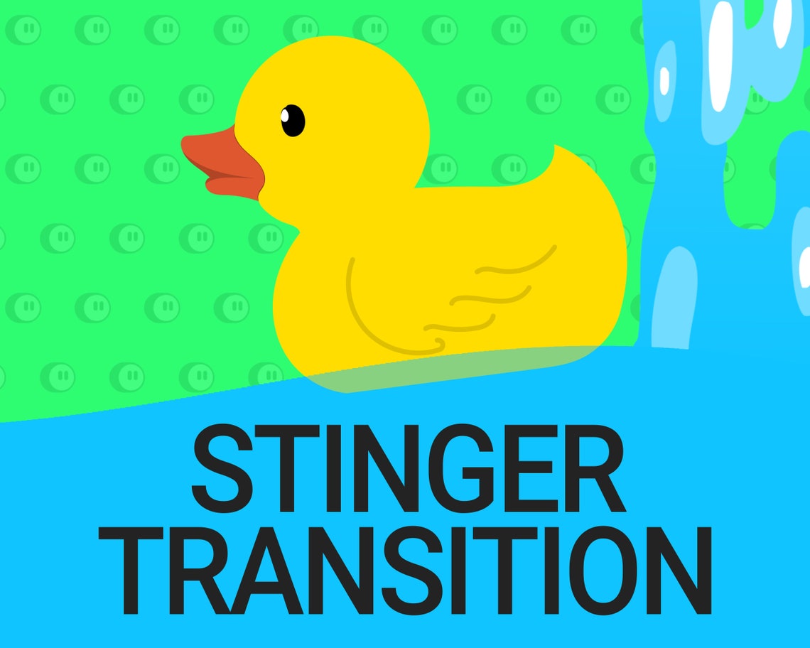 Rubber Duck Stinger Transitions, Animated Twitch Overlays With Sound ...