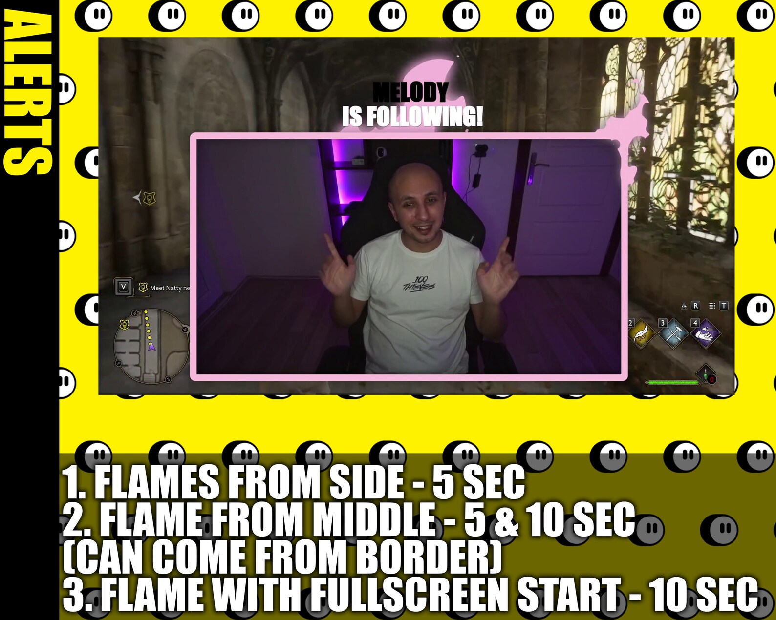 Fire Stream Pack Fiery Streaming Bundle for Twitch Flame Overlay for ...