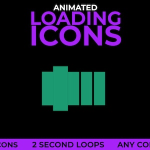 Animated Loading Icons, Loading Overlays for Twitch, Youtube, Facebook ...