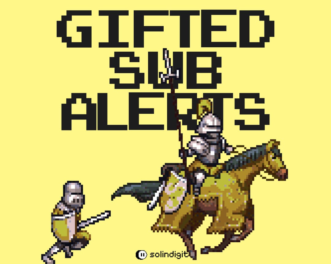 Pixel Army Gifted Sub Alerts | Knight Soldiers Growing Army Animation ...