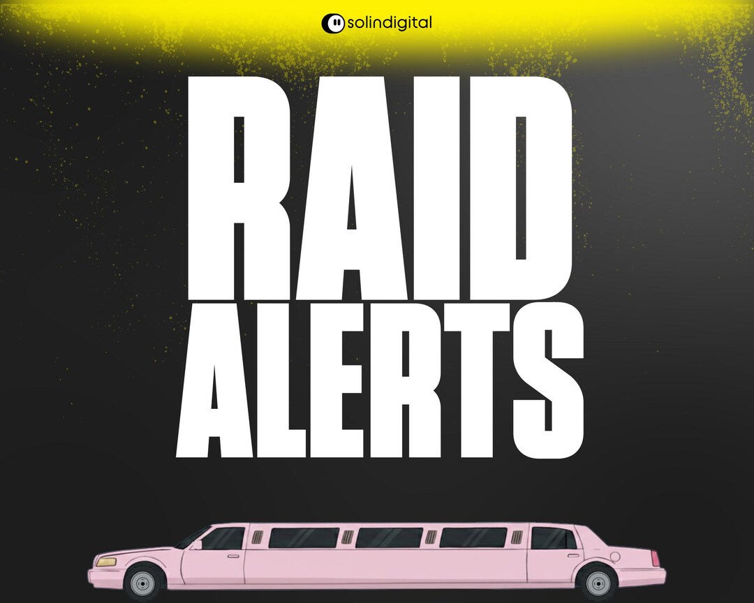 Limo Raid Stream Alerts | Animated SUV Convoy Levels | One-click ...