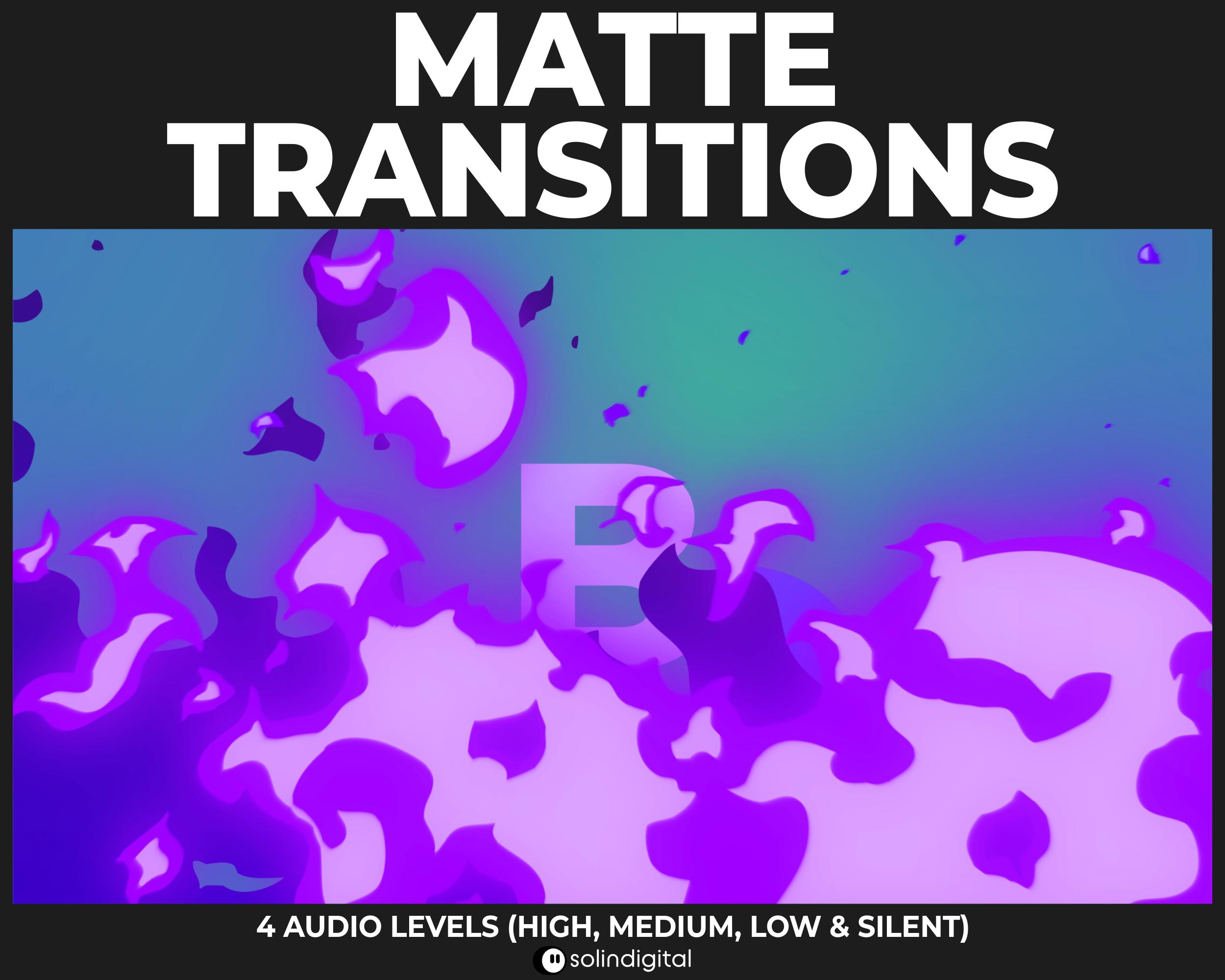 Fire Matte Transitions, Animated Overlays With Sound for Streamers ...