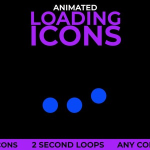Animated Loading Icons, Loading Overlays for Twitch, Youtube, Facebook ...