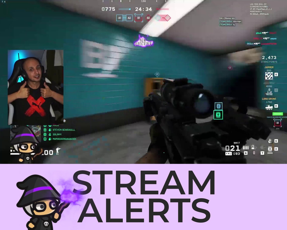 Magical Animated Alerts for Twitch Streams Cute Kawaii Chibi - Etsy