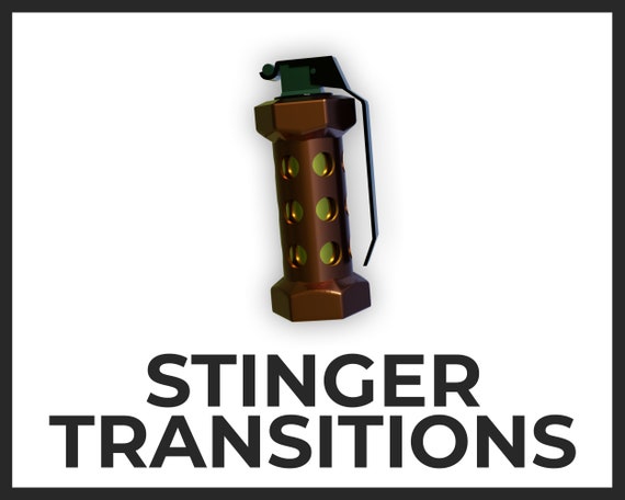 Flashbang Stinger Transition Animated Twitch Overlays Twitch | Etsy