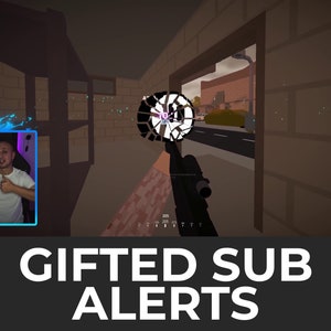 Custom Logo Gifted Sub Alerts for Twitch Streams, Bit Cheer Donation ...