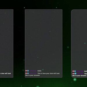 Twitch Chat Box, Scalable, Mix and Match Stream Overlays for OBS, Semi ...