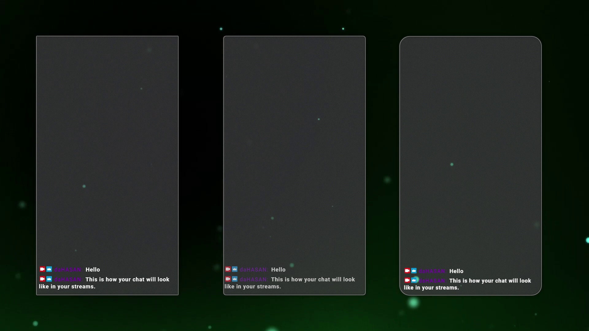 Twitch Chat Box Scalable Mix and Match Stream Overlays for - Etsy