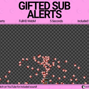 Treasure Chest Gifted Subscriber Alerts, Gift Bomb Present Treasure ...