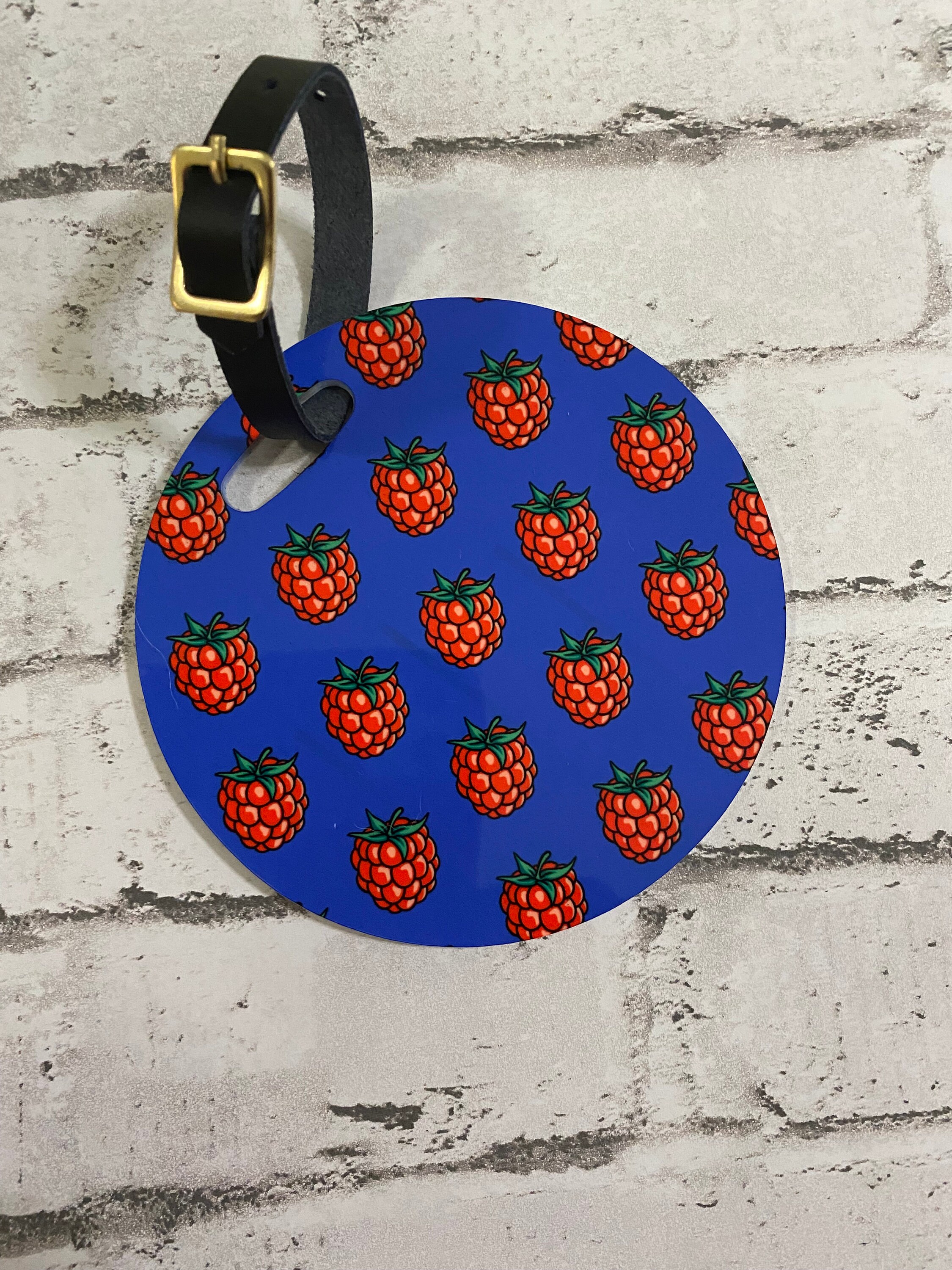 Large 4-inch Round Bag Tag for Suitcase, Sports Bags, Backpacks, Golf ...