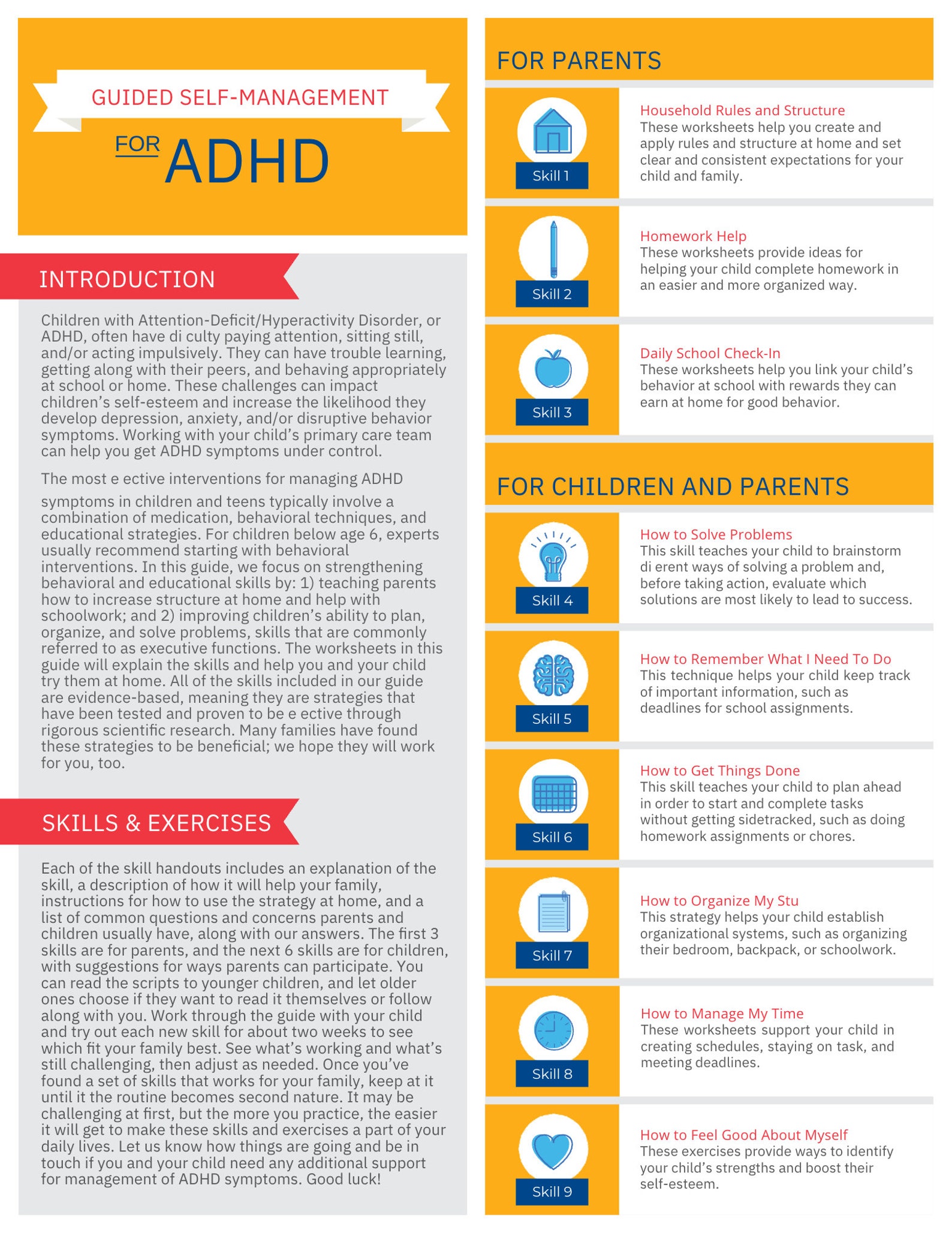 Ages 13-16 - How to Manage My ADHD. A Guided Self-management Tool for ...