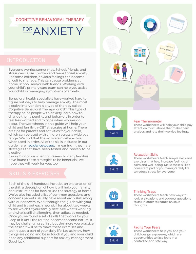 Ages 6-12 - How to Manage My Anxiety. A Guided Self-management Tool for ...