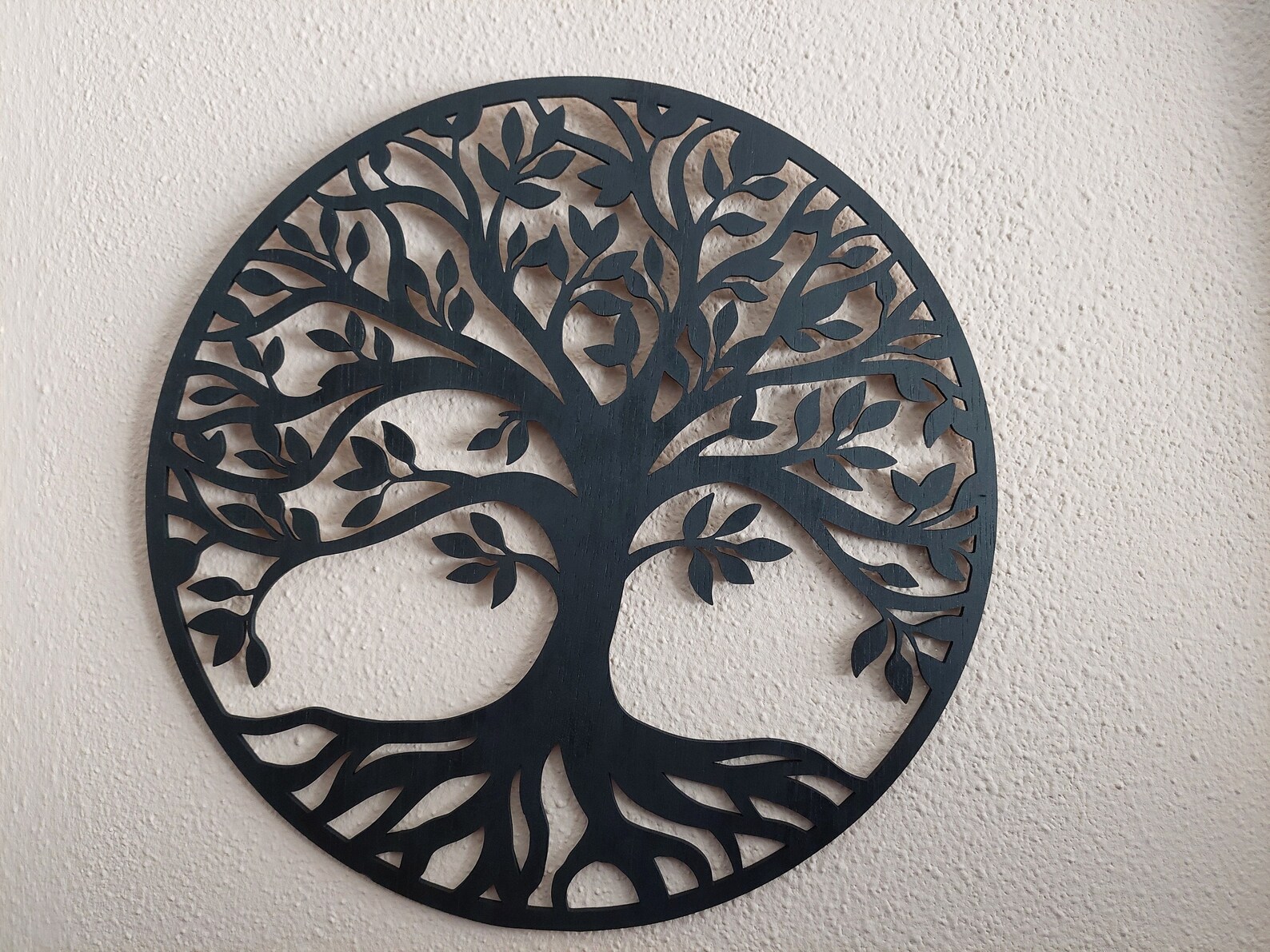38cm Wooden Tree of Life Hanging Wall Decoration, Zen Wall Art, Tree of ...