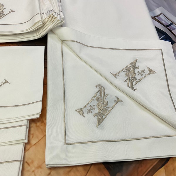 Embroidered Tablecloth - Etsy