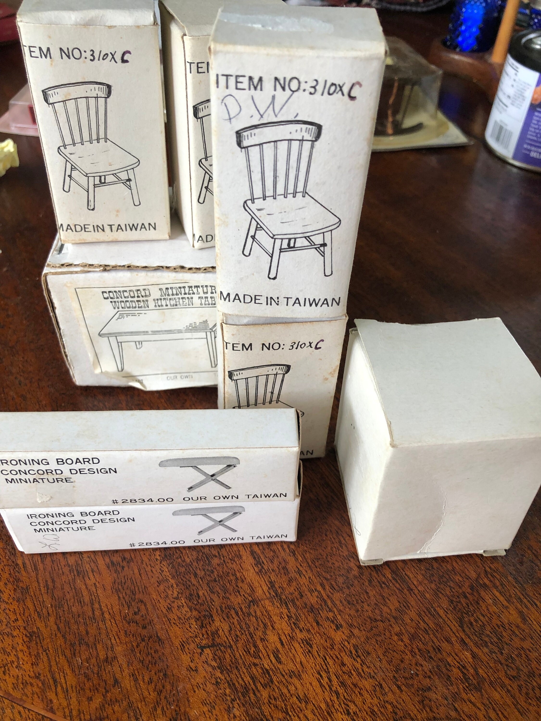 Vintage Concord Miniature Doll House Furniture - Etsy