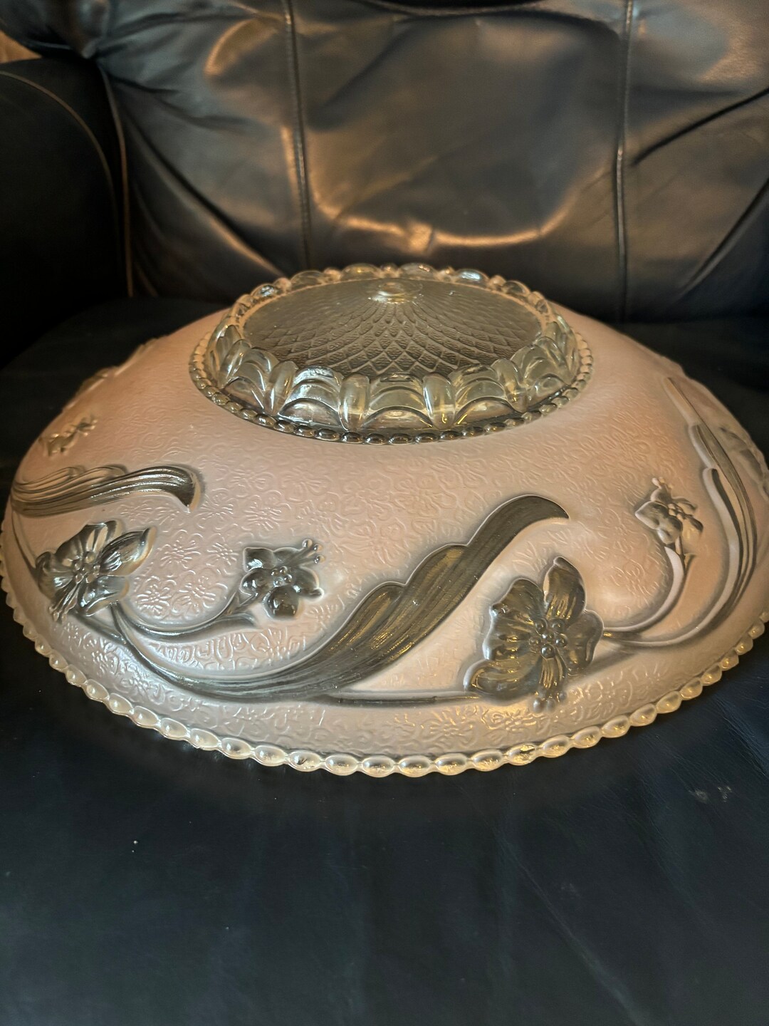 Antique 14 Glass Light Cover - Etsy