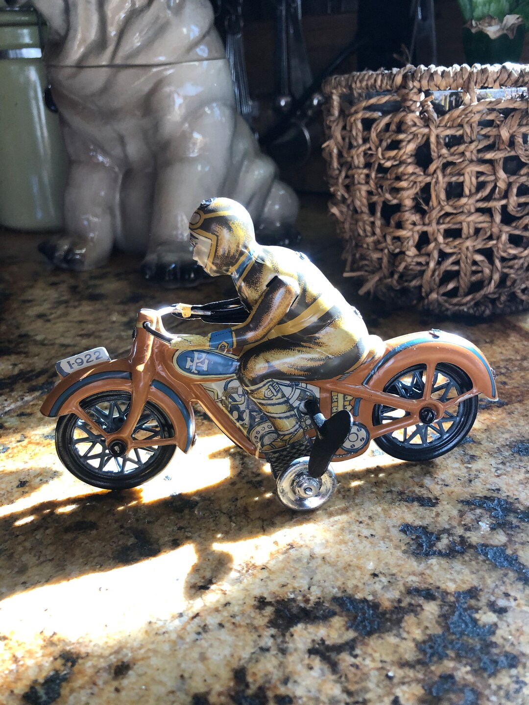 Tin Wind up Toy Motorcycle Reproduction of 1932 - Etsy