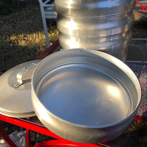 Stackable Silver Food Storage 12 Tall - Etsy