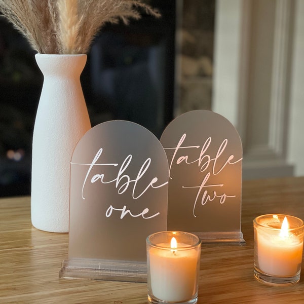Arch Table Numbers - Etsy
