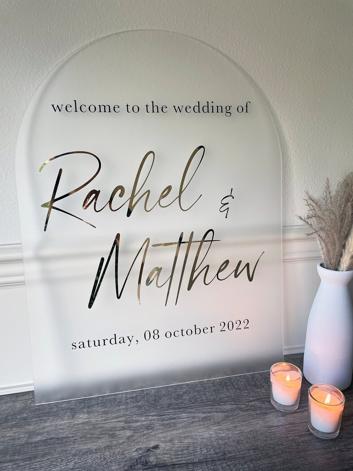 Wedding Sign Bundle Acrylic Wedding Sign Sets - Etsy