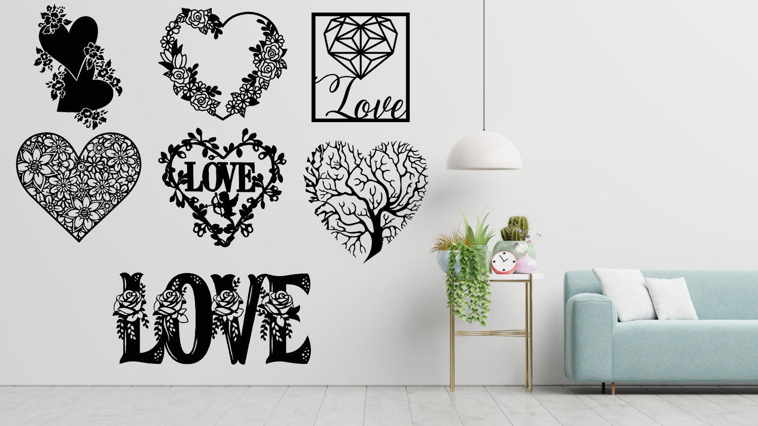 Heart Dxf, Love Heart Svg, Valentine Dxf, Love Svg, Love Dxf, Eps, Png ...