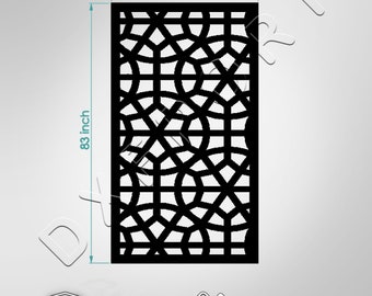 Leaf Pattern Privacy Screen Dxf, Decorative Panel Dxf, Metal Panel ...