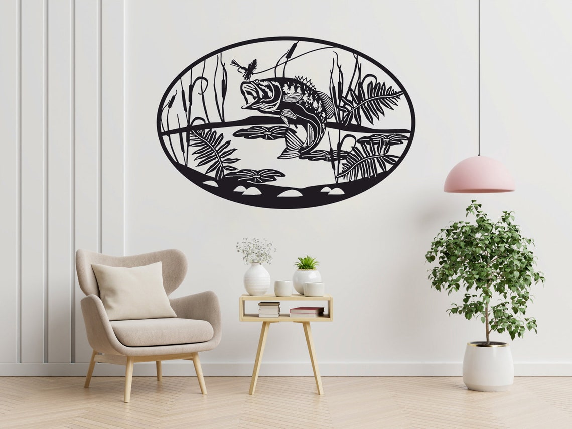 Fishing Dxf File Fishing Fish Dxf Dxf Svg Eps Png Files - Etsy