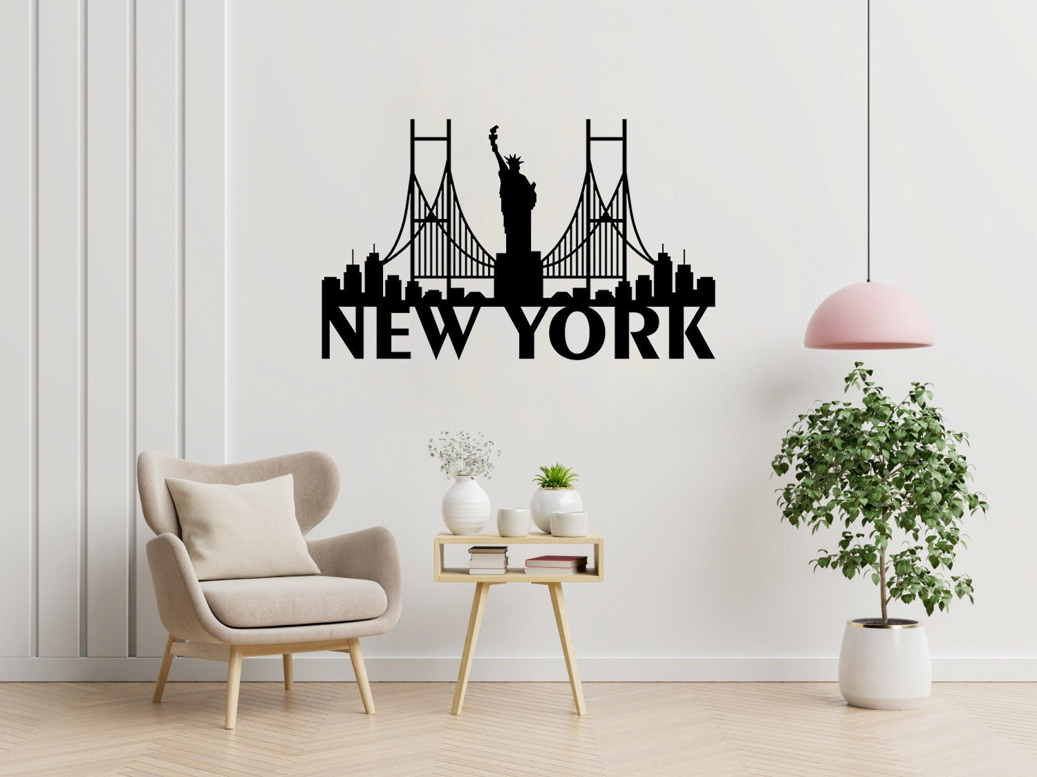 New York Dxf, New York Skyline Svg, Skyline New York Illustrated in ...