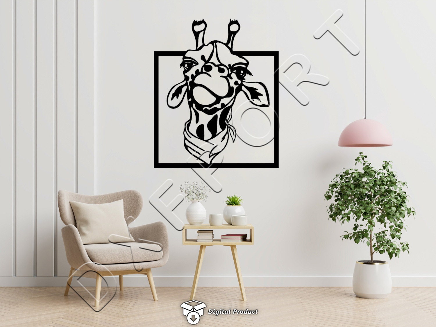 Giraffe Dxf, Giraffe Svg File, Safari Animal Svg, Africa Wild Life Dxf ...