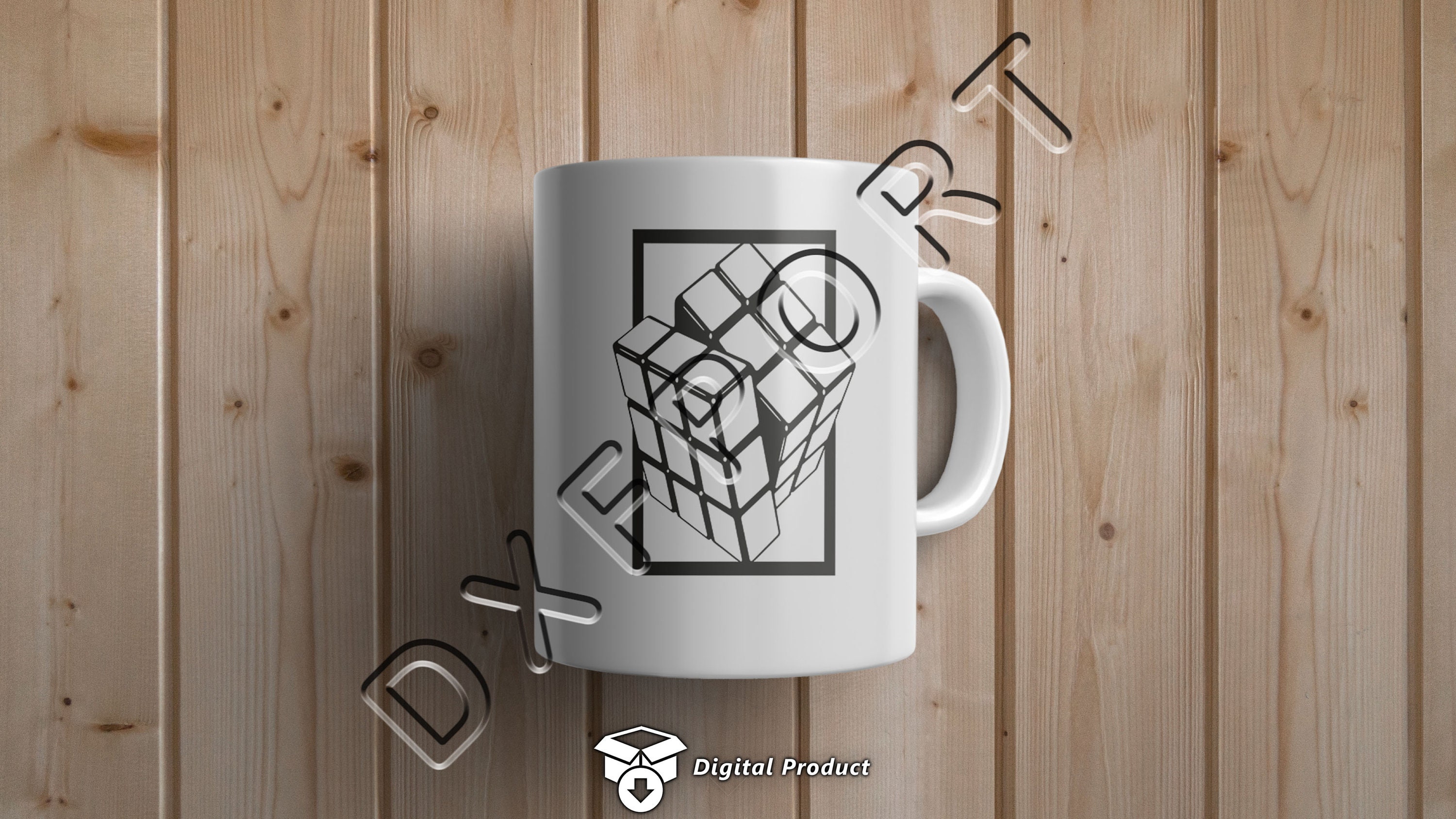 Rubik's Cube Dxf File, Sticker, Silhouette Dxf, Svg, Eps, Png Files ...