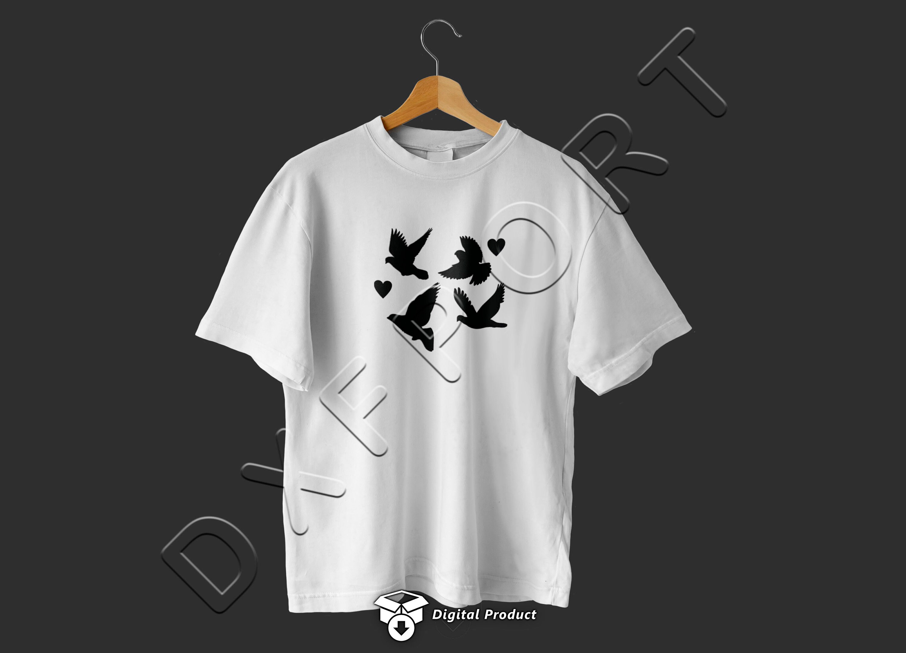 Birds Dxf File, Birds Love Svg, Birds Decor, Birds Love Dxf, Svg, Eps ...
