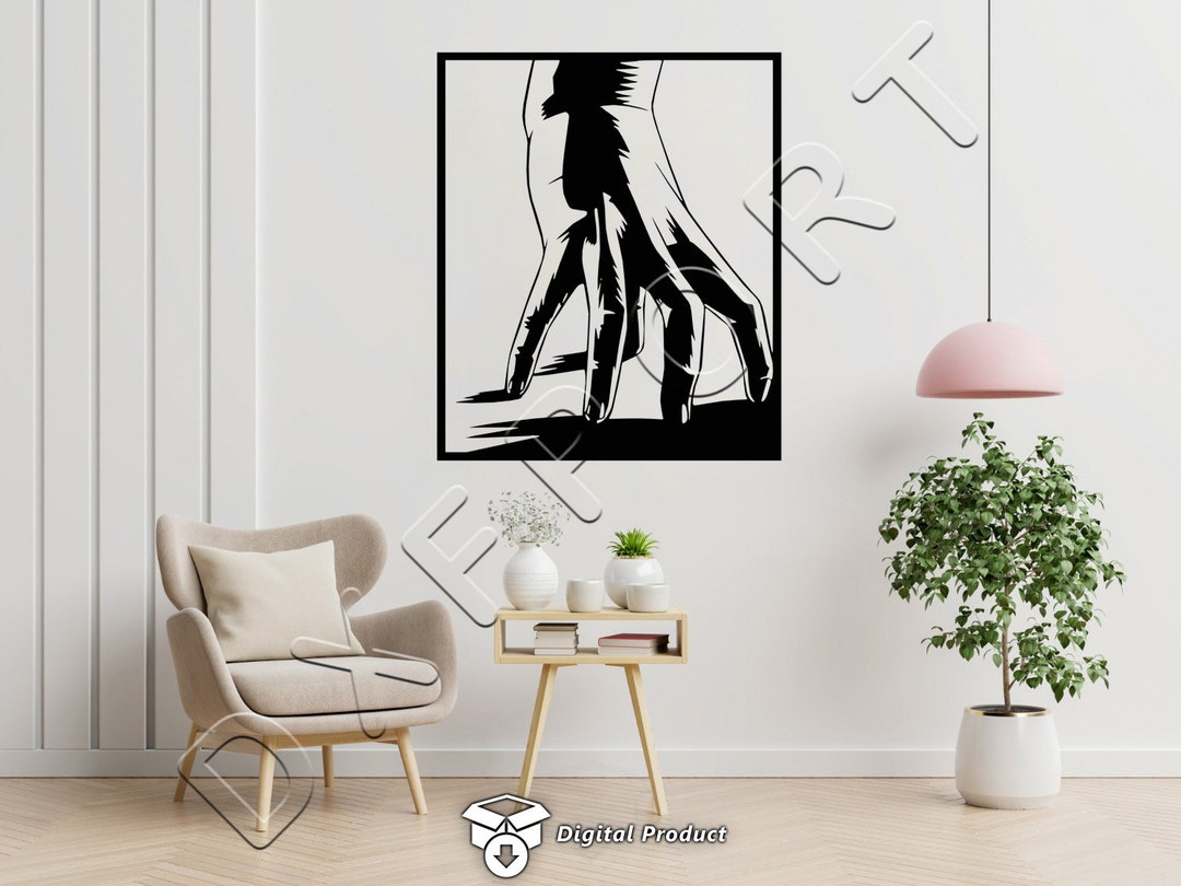 Hand Dxf File, Witch Hand Dxf, Hand Fan Svg, Hand Art Design Dxf, Svg ...