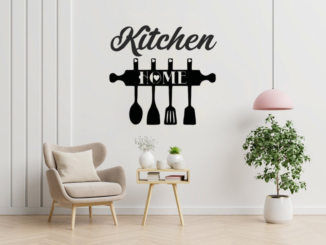 Kitchen Decor Dxf, Kitchen Wall Decor Dxf Kitchen and Dining Svg, Svg ...